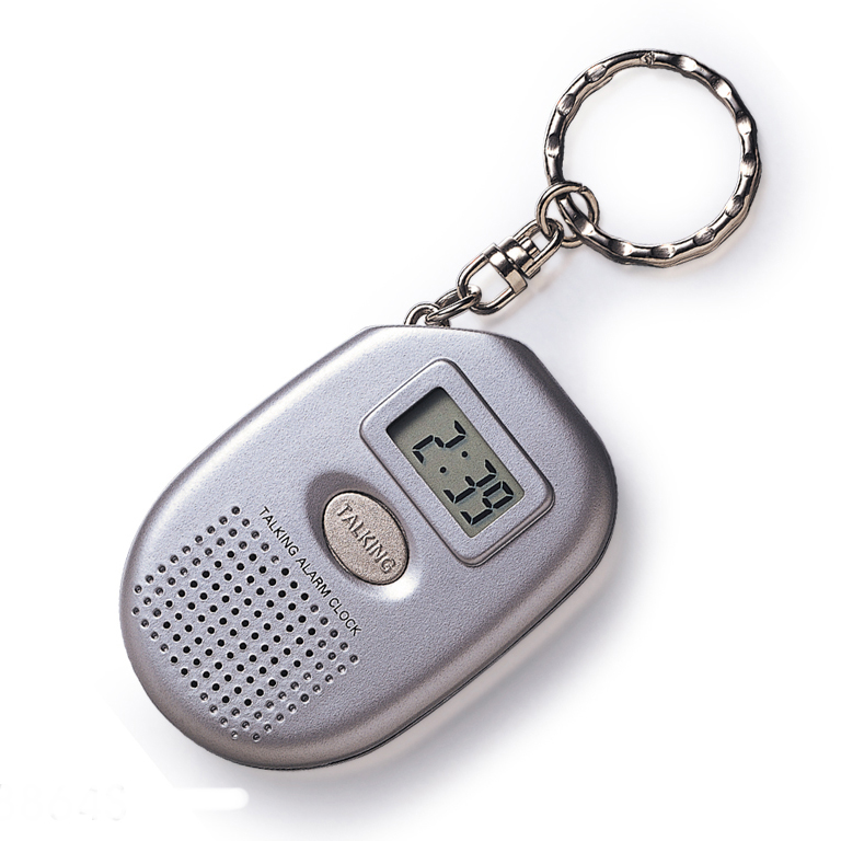 ELECTRONIC-KEYCHAIN TYPE TALKING ALARM CLOCK FOR BLIND ELECTRONIC-KEYCHAIN TYPE TALKING ALARM CLOCK FOR BLIND